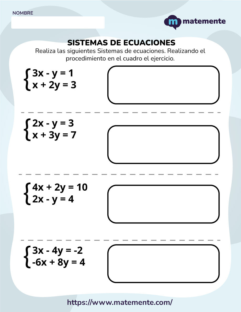 12 Ejercicios De Sistemas De Ecuaciones – Jethro Jeff 12 Ejercicios De Sistemas De Ecuaciones – Jethro Jeff